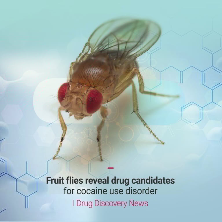 Fruit flies reveal promising drug candidates for cocaine use disorder