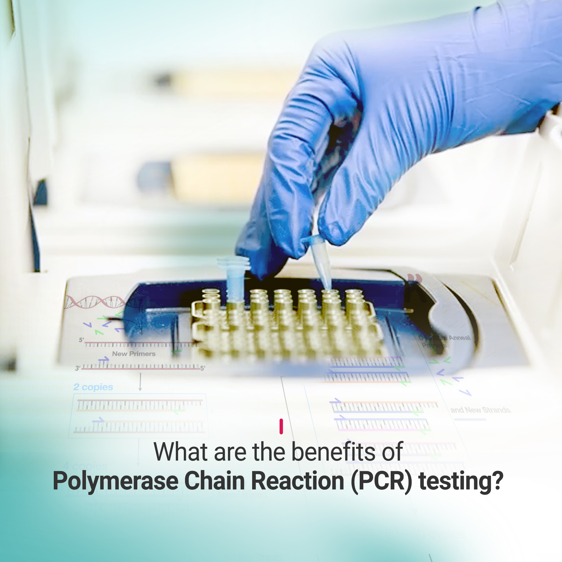 What are the benefits of Polymerase Chain Reaction (PCR) testing?